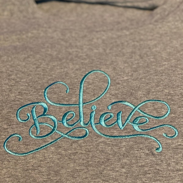 Believe - Machine Embroidery Design, Embroidery Designs, Machine ...