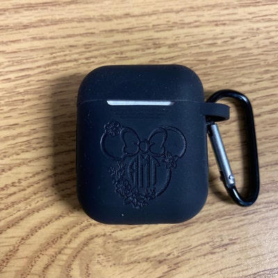 Personalized Airpods Case Keychain Monogram Engraved Silicone AirPod ...