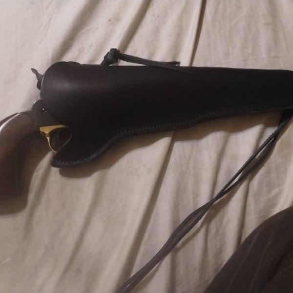 Black Powder Dual Position Holster Colt Uberti Pietta 1860 1858 1861 ...