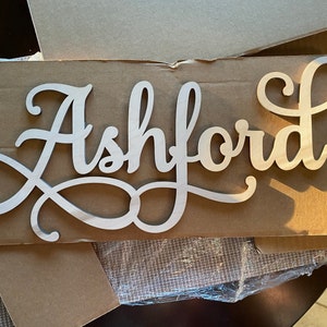 Custom Name Sign First Name. Personalized Name Sign Script | Etsy