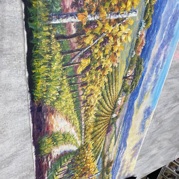 Positano Amalfi Coast Italy Original Oil Painting on Canvas Handmade ...