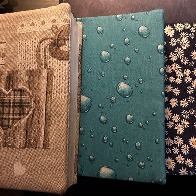Book Protector, Adjustable A5 Book Cover, Fabric Book Cover, Reusable ...