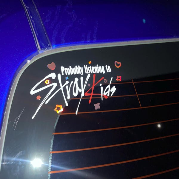 Listening to STRAY KIDS Decal - Etsy