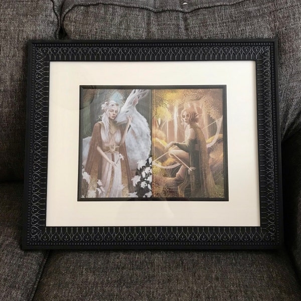 Vir Shiral L Dragon Age Elven Goddess Ghilan'nain Art Print - Etsy