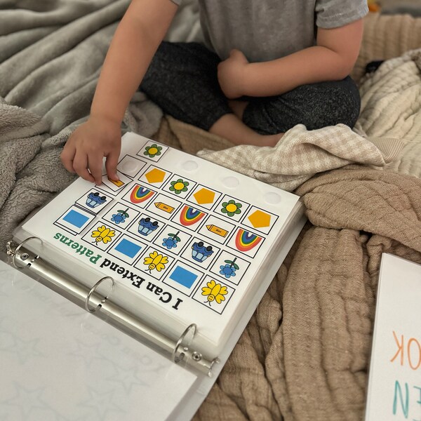 Pre-k Kindergarten Readiness Learning Binder Homeschool Activities for ...