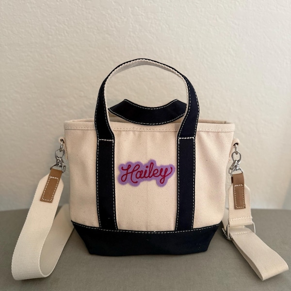 Custom Name Patch With Cursive Script Font | Handmade Chainstitch ...