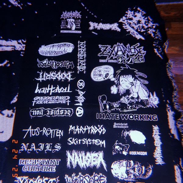 Dsbm Patches Sheet, Black Metal - Etsy