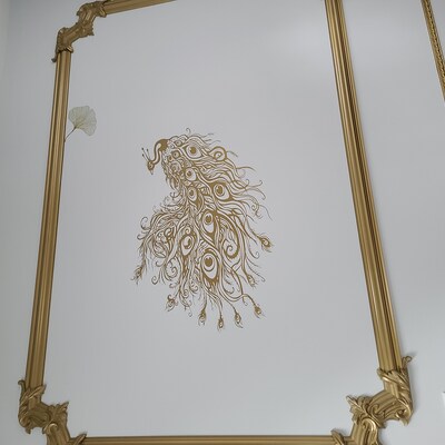 Peacock Wall Decals Peacock Decor, Wall Decor, Wall Decals, Gift for ...