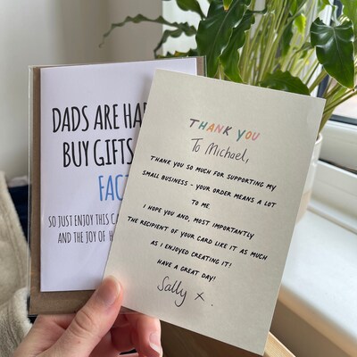 Funny Dad Birthday Card Sarcastic Card for Dad Dad's Hard to Buy For - Etsy