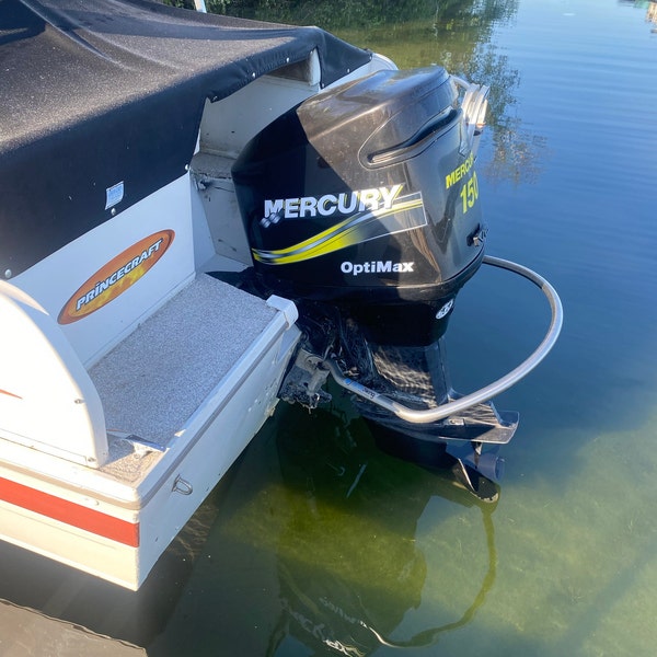 JOHNSON 1989 1990 110 HP V4 Motor Horse Power VRO Laminated Vinyl ...