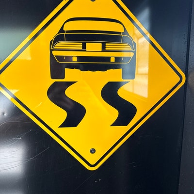 Tank Crossing Sign Military Safety Plackard Ordance Marker Gun Vehicle ...