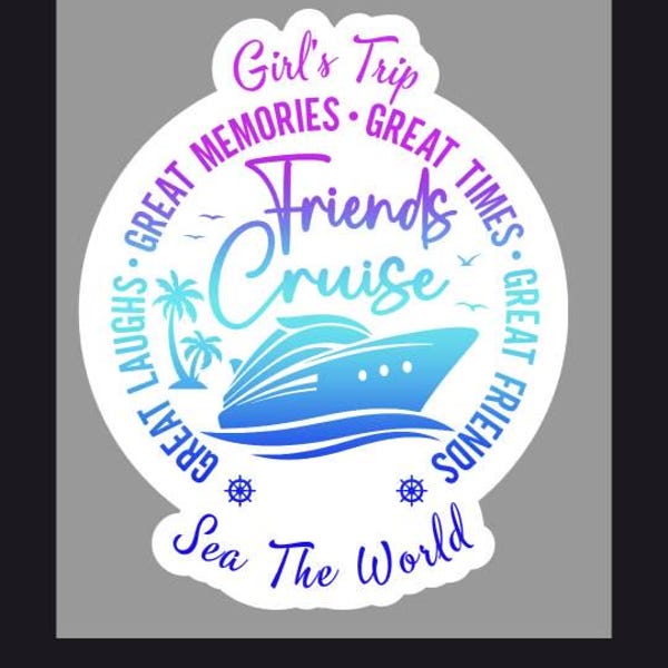 Personalized Cruise Door Magnet Family Names Vacation Cruise Squad ...