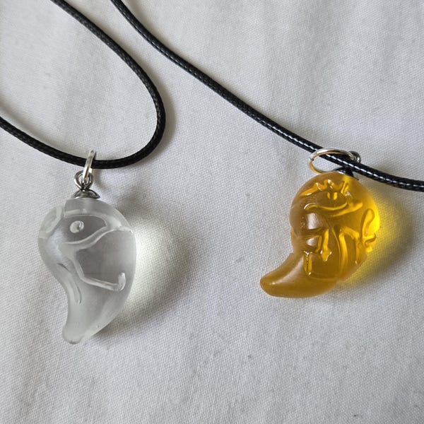 The Legend of Zelda TOTK - Secret Time Stone Necklace - Etsy