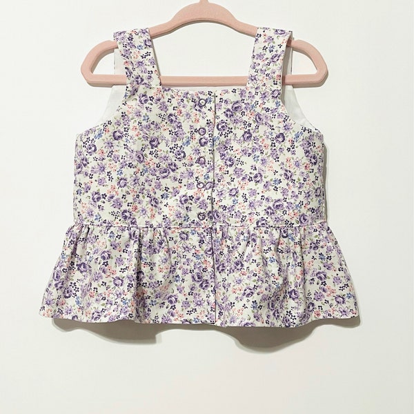 Baby Top / Boy Girl Top With Frills / Kids Top Button up / Baby Shirt ...