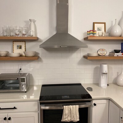 Blue Shelf Navy Floating Shelves Custom Painted Shelves - Etsy