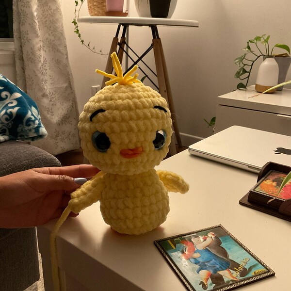 PATTERN: Plush Chirp the Chick Pattern - Amigurumi Chunky Chick Pattern ...