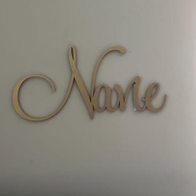 Custom Nursery Name Sign Custom Wood Cutouts Placard Wood Name Cutout ...