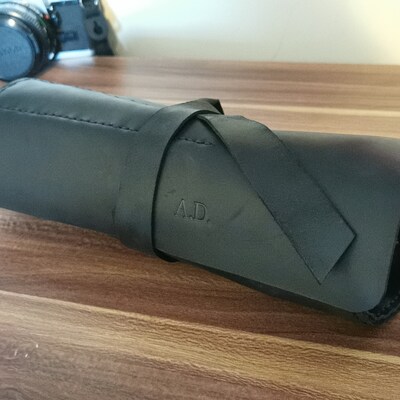 Leather Roll, Artist Roll, Leather Pencil Roll, Leather Pencil Case ...