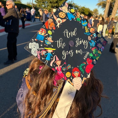 Mexican Flag Emblem Spanish First Gen Graduation Cap Printed Topper ...