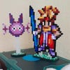 Zelda - A Link to the Past Diorama Display Made of Iron Beads, Perler ...