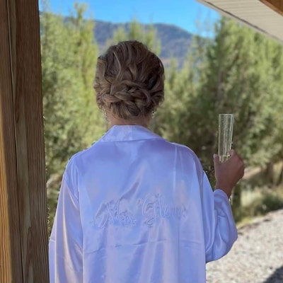 Mother of the Bride Robe & Mother of the Groom Robe Set, Set of 2 ...