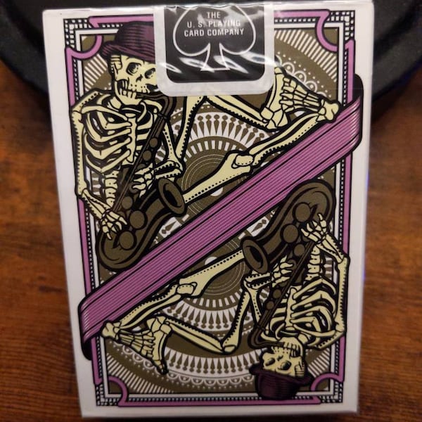 Skeleton Playing Cards - Halloween Cards - Etsy