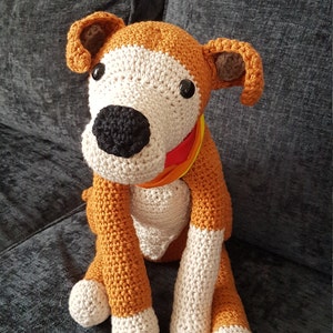 Crochet Pattern for Staffordshire Bull Terrier, American Staffordshire ...