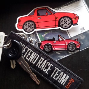 NA Miata Mk1 MX5 Keychains With BBS Wheels 6 Colors Available | Etsy