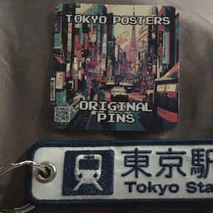 Shinjuku Station Keychain, Akihabara Station Keychain, Japan Keychain ...