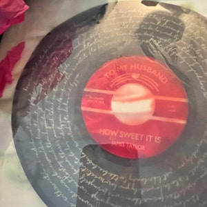 Personalised Song Lyrics Record Print Any Song Words Gallery | Etsy