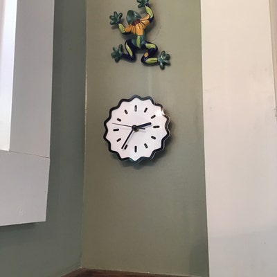 Mini Fluted Geometric Acrylic Wall Clock - Etsy