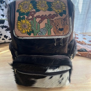 Custom Tooled Leather Rope Can - Etsy