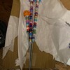 14 Inch Jeweled Garden Stake, Planter Stake, Round Prism Garden Stick ...