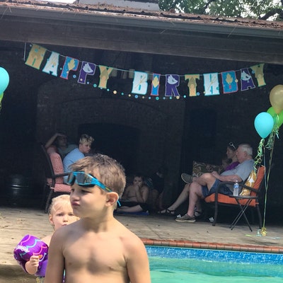 Aquaman Birthday Banner, Aquaman Banner, Aqua Man HAPPY BIRTHDAY Banner ...
