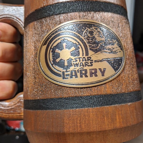 Jedi Handmade Mug, Star Wars Personalized Gift, Star Wars Beer Stein ...