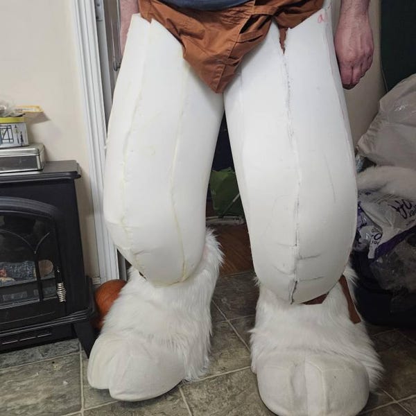 DIGITAL Digitigrade Leg Padding Template for Fursuits & Cosplay - PDF ...