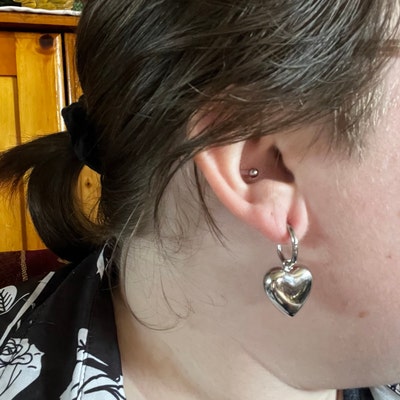 Titanium Leaf Ear Cuffs Nature Jewelry Cuff Earrings for Her - Etsy