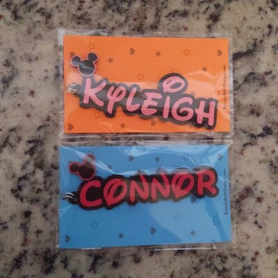 Custom Disney Keychain, Disney Name Key Chain, Disney Name Tags ...