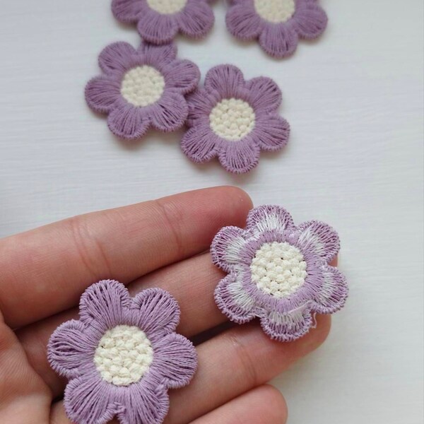 Mini Flower Patches, Floral Patches, Mini Patches, Iron On, Customise ...