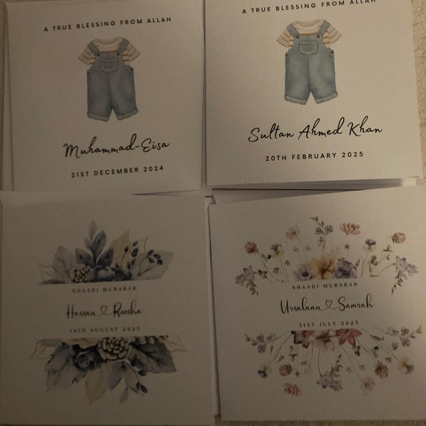 Personalised Teacher Thank You Card, Mosque Teacher, Ustaad Gift ...