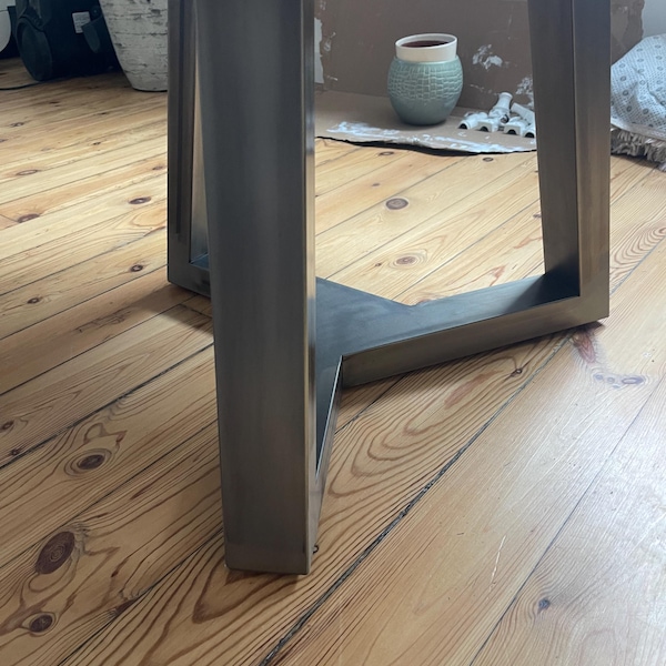 GOLD Metal Console Base, Console Legs, Steel Console, Gold Table Base ...