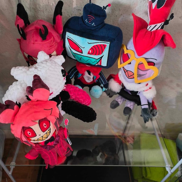 Vox Assistant | Unofficial Hazbin Hotel Plushie - Etsy