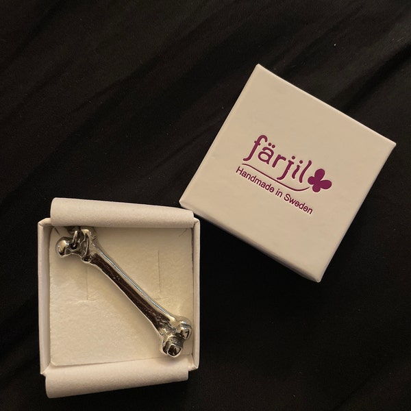 Handmade Human Femur Keychain, Medical Keyring, Pewter Bone Key Chain ...