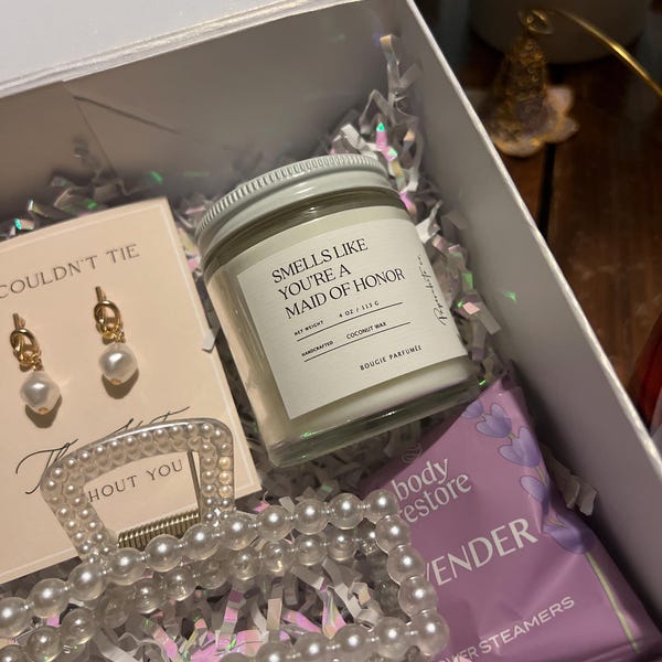 Maid of Honor Proposal Candle, Smells Like You're A MOH, Custom Wedding ...