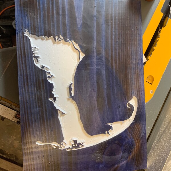 Cape Cod Map Silhouette SVG, Massachusetts Beach Ocean Svg Cut File ...