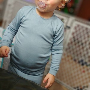 Modal Solid Color Kids Pajamas, Baby Modal Pajama Set, Toddler Soft ...