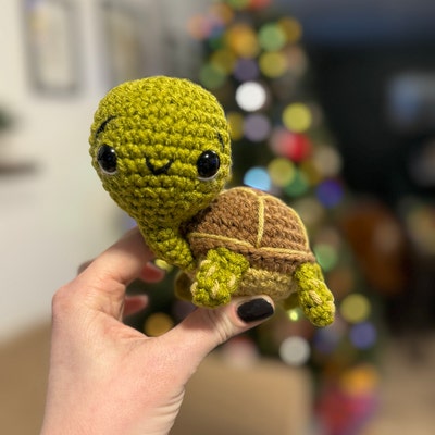 PATTERN: Shell the Baby Sea Turtle Amigurumi Sea Turtle Pattern ...