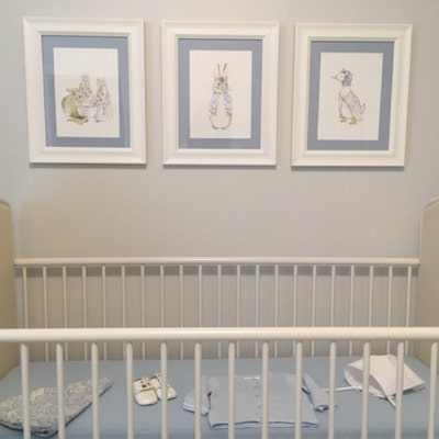 Peter Rabbit Baby Nursery Art. Beatrix Potter Downloadable Print ...
