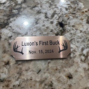 Engraved 1x3 RING BELL Front Door Bell Sign 3M Adhesive Backed Plaque ...