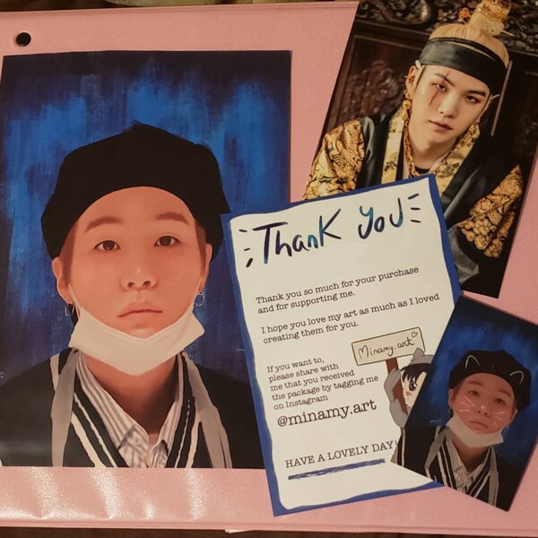 Bts V - Kim Taehyung Starry Night - Print A5 - Etsy